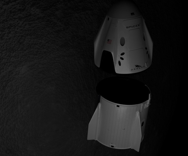 ArtStation - SpaceX Dragon | Resources