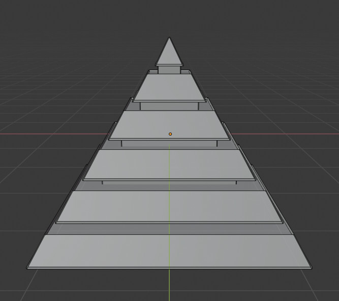 ArtStation - Pyramid with Squared Spike | Game Assets
