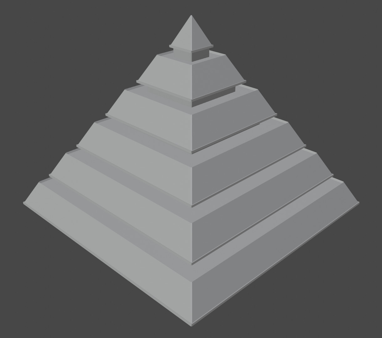 ArtStation - Pyramid with Squared Spike | Game Assets