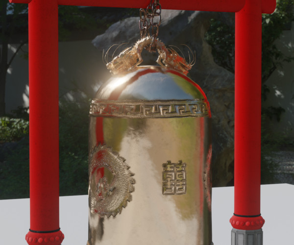 ArtStation - Chinese Bell - Ready for Unity | Resources