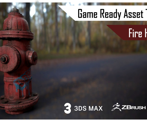 ArtStation - Fire Hydrant Game ready Asset | Tutorials