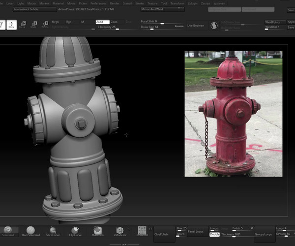 ArtStation - Fire Hydrant Game ready Asset | Tutorials
