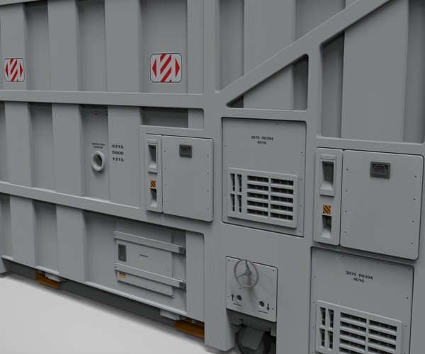 ArtStation - sci fi Cargo Container 1 | Resources