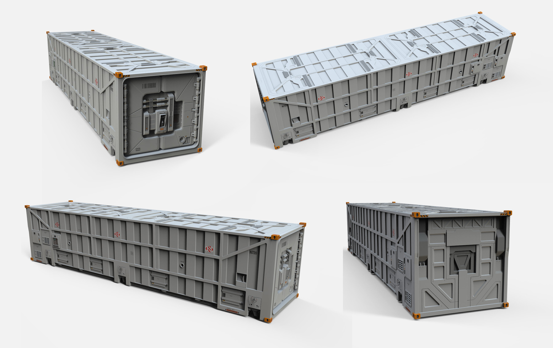 ArtStation - sci fi Cargo Container 1 | Resources