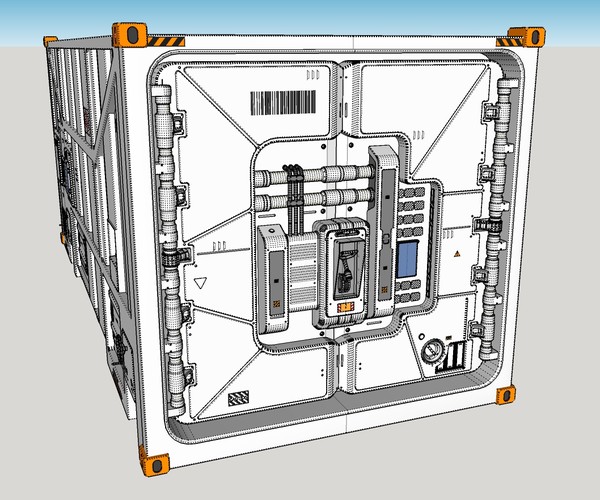 ArtStation - sci fi Cargo Container 1 | Resources