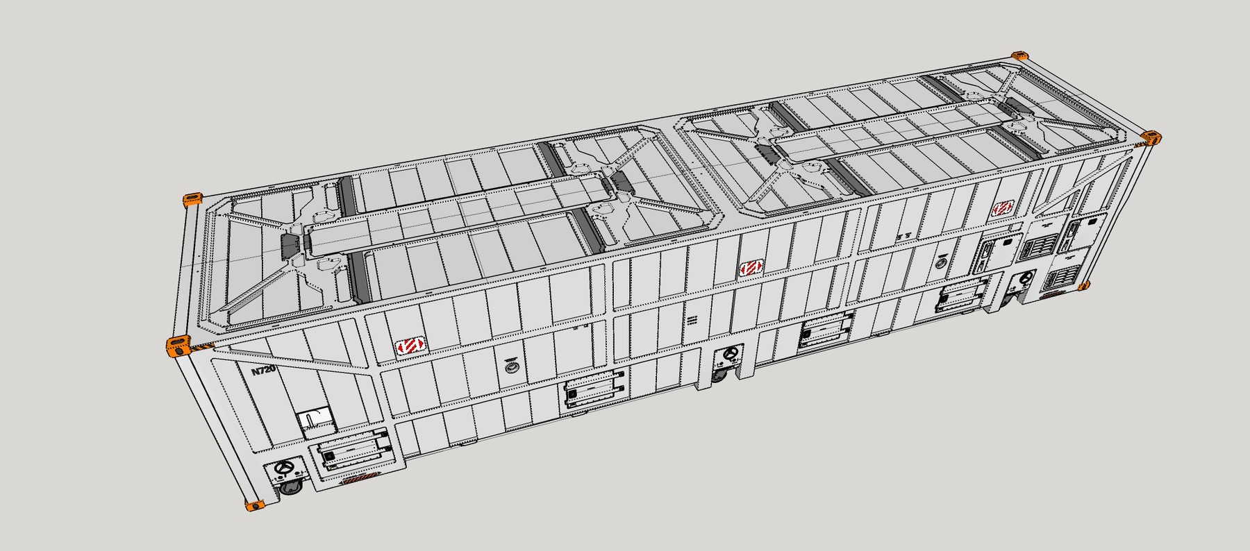 ArtStation - sci fi Cargo Container 1 | Resources