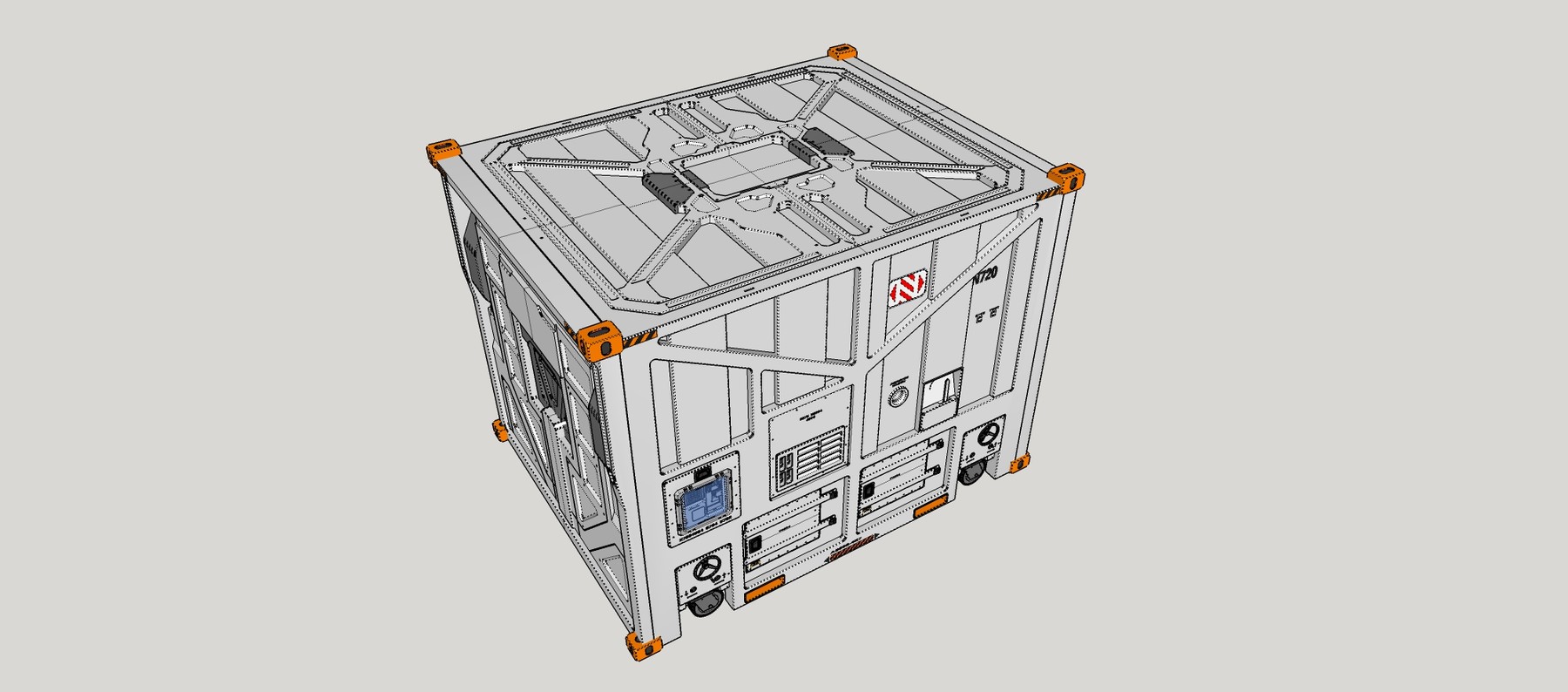 ArtStation - sci fi Cargo Container 1 | Resources