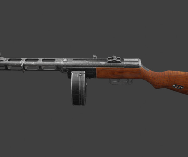 ArtStation - PPSH full disassembled model | Resources