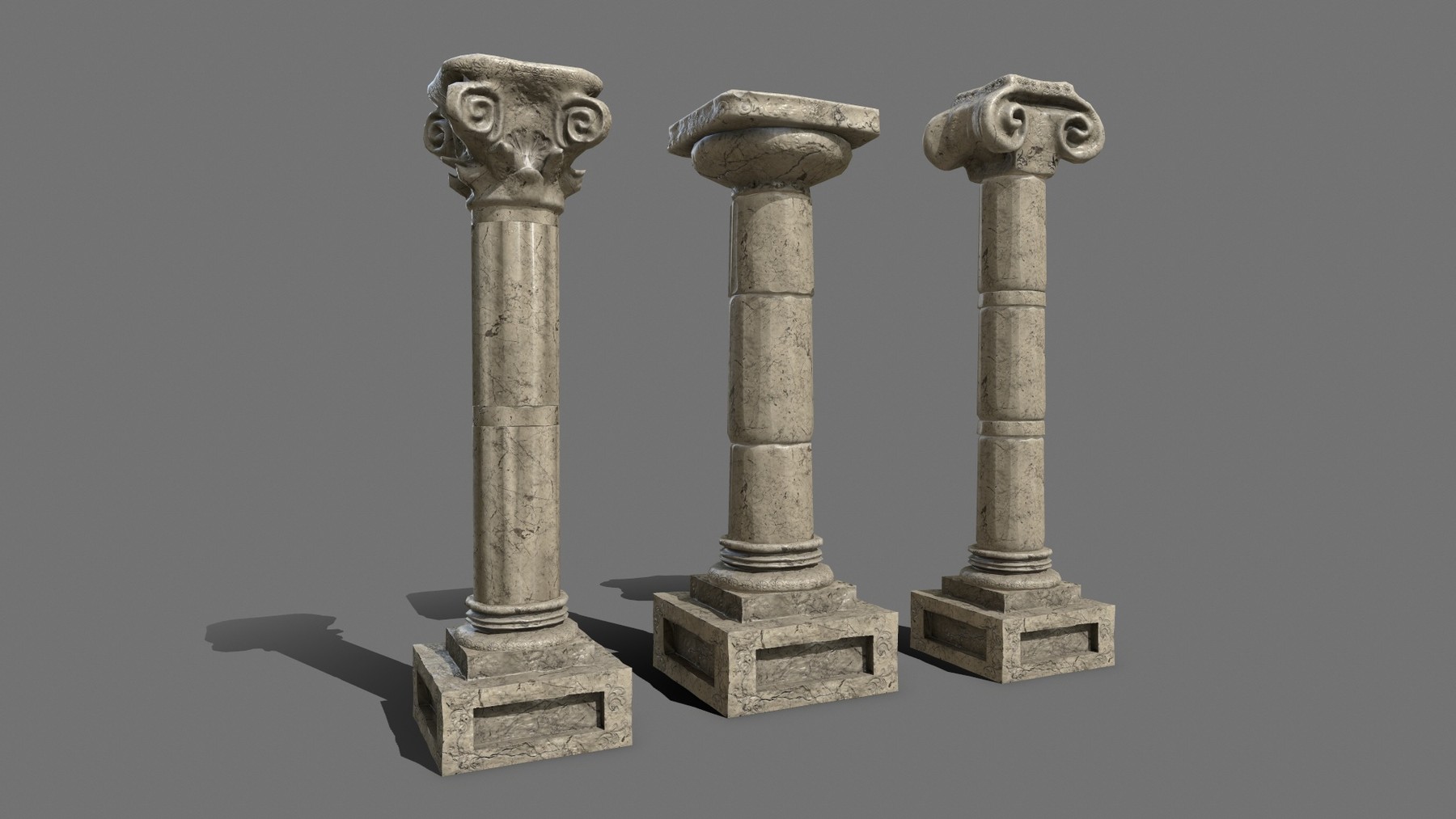 ArtStation - Pillar Set | Game Assets