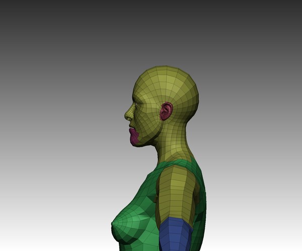 ArtStation - Female base mesh - Include low polygon and high polygon ... ArtStation - Female base mesh - Include low polygon and high polygon ...