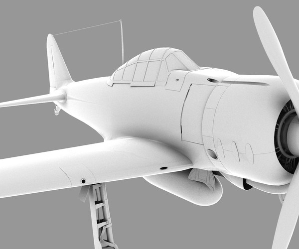 ArtStation - MITSUBISHI A6M2 Type0 Model11 Serial 3-112 - Rigged | Game Assets