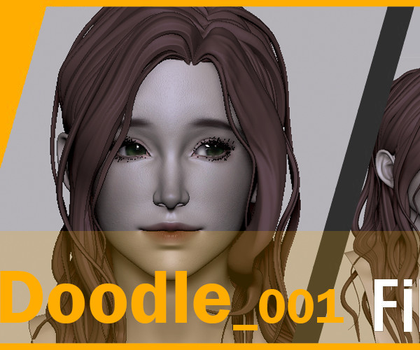 ArtStation - Doodle face_001_JH | Resources