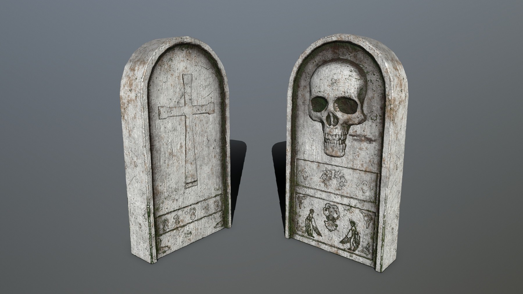 ArtStation - tombstone set | Game Assets