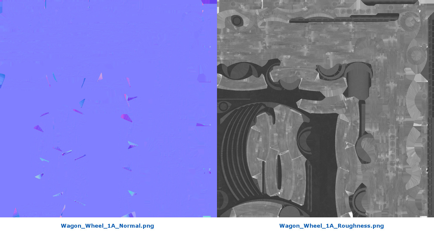 ArtStation - Wagon Wheel 1A | Game Assets
