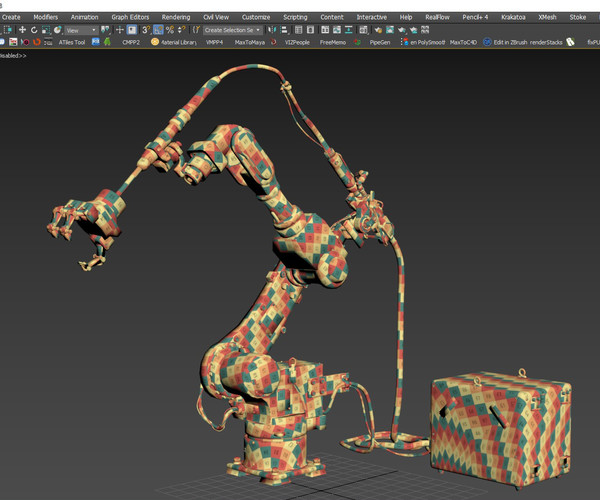 ArtStation - Industrial Robot arm Game asset | Resources