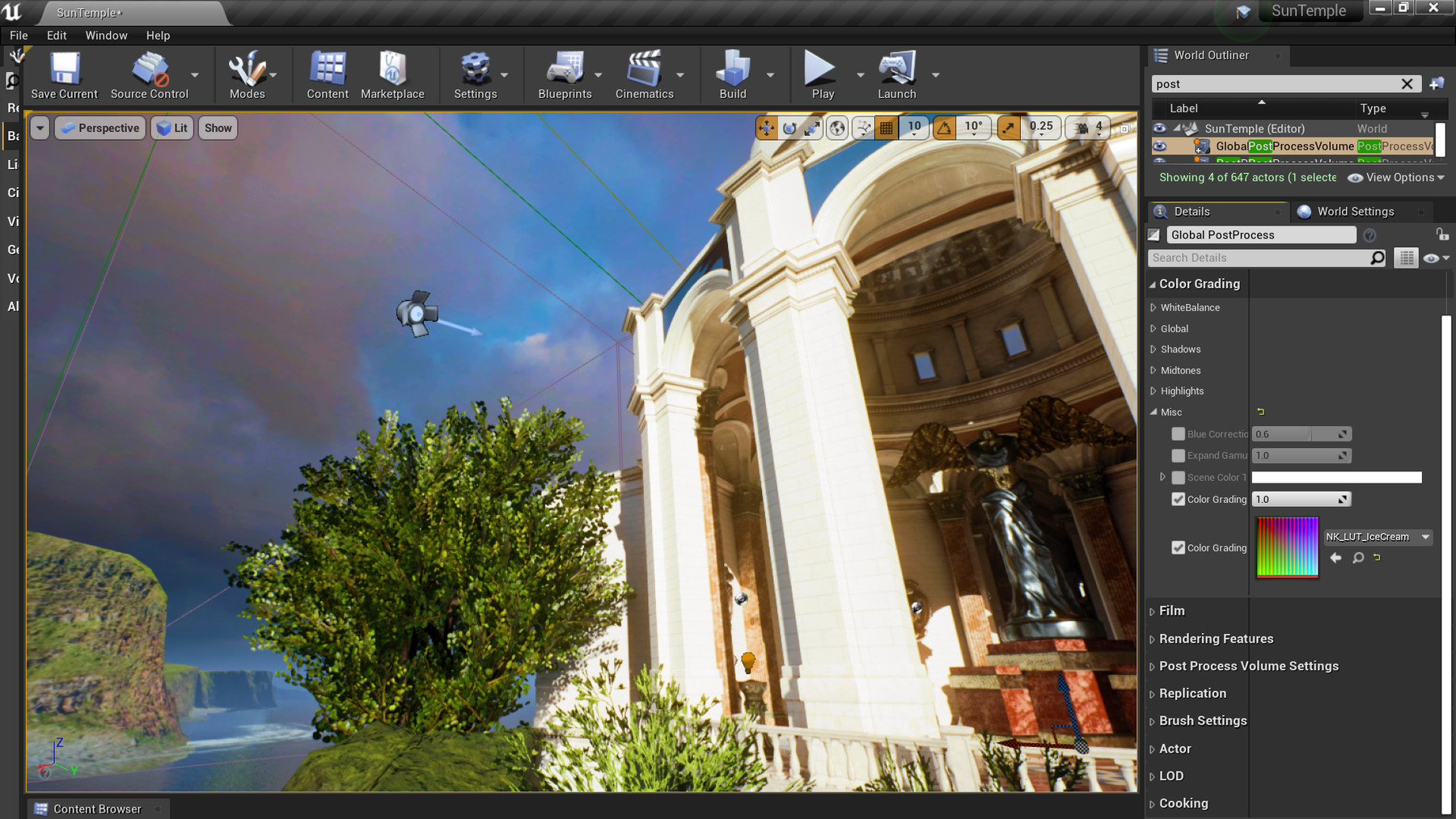 ArtStation - LUT Post Process Grading Pack - Unreal Engine | Artworks
