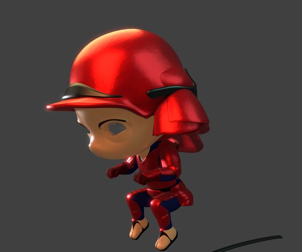 ArtStation - Samurai - Rigged Chibi Character | Resources