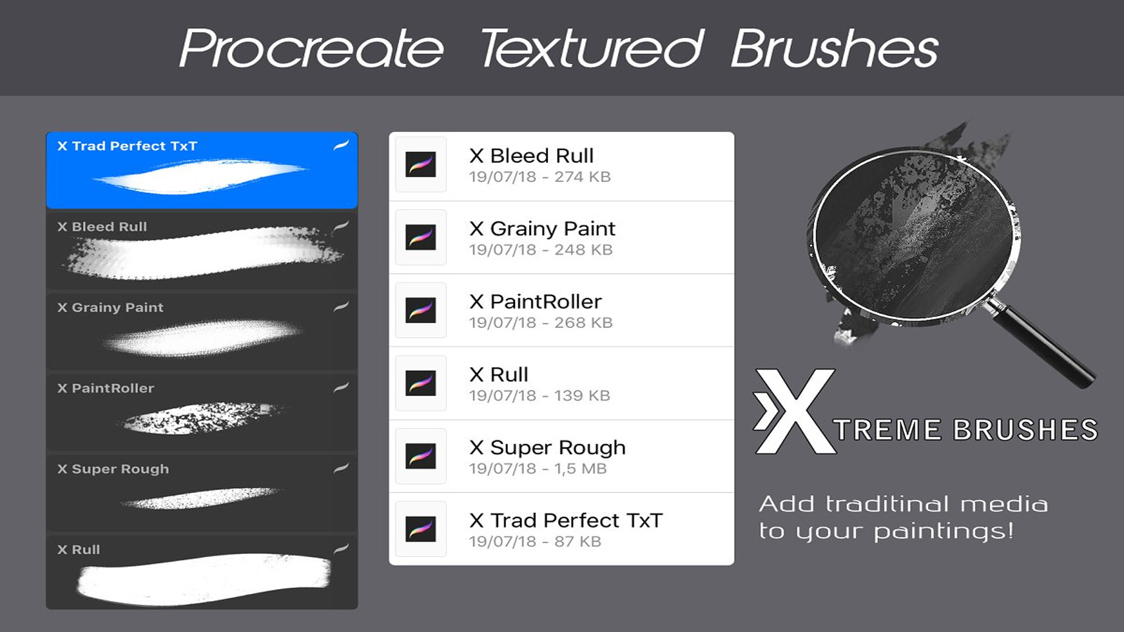 ArtStation - Procreate Texture Brushes | Brushes
