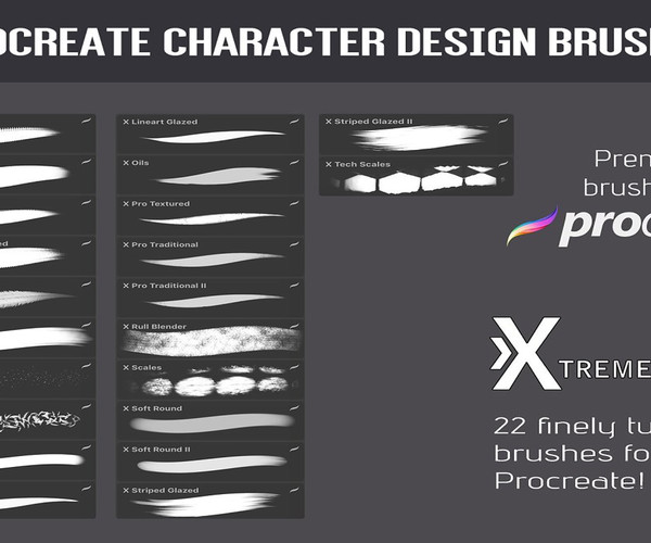 ArtStation - Procreate Character Design | Brushes