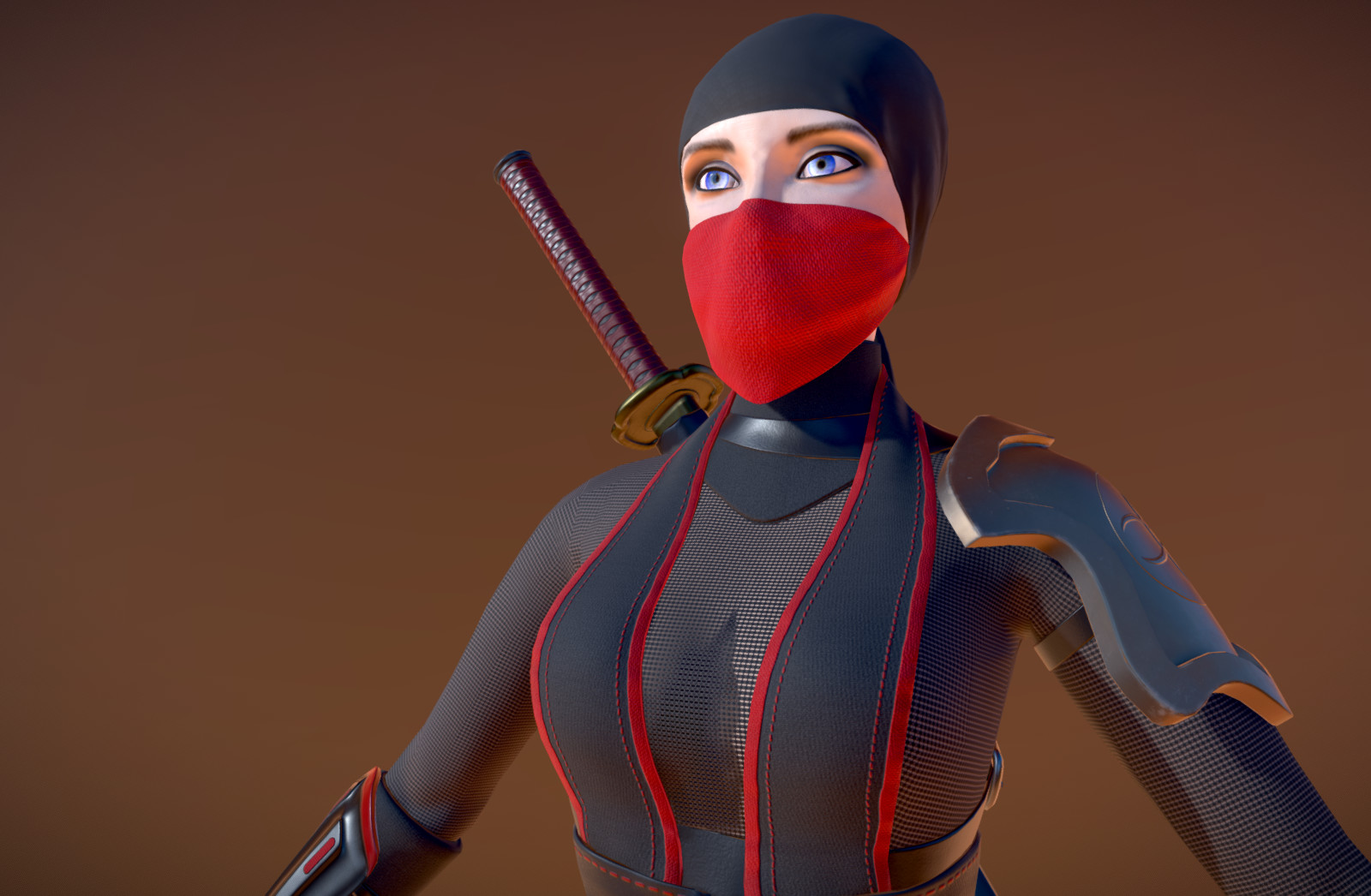 ArtStation - Ninja Demon Hunter | Game Assets