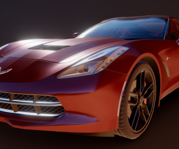 ArtStation - Chevrolet Corvette Stingray | Game Assets