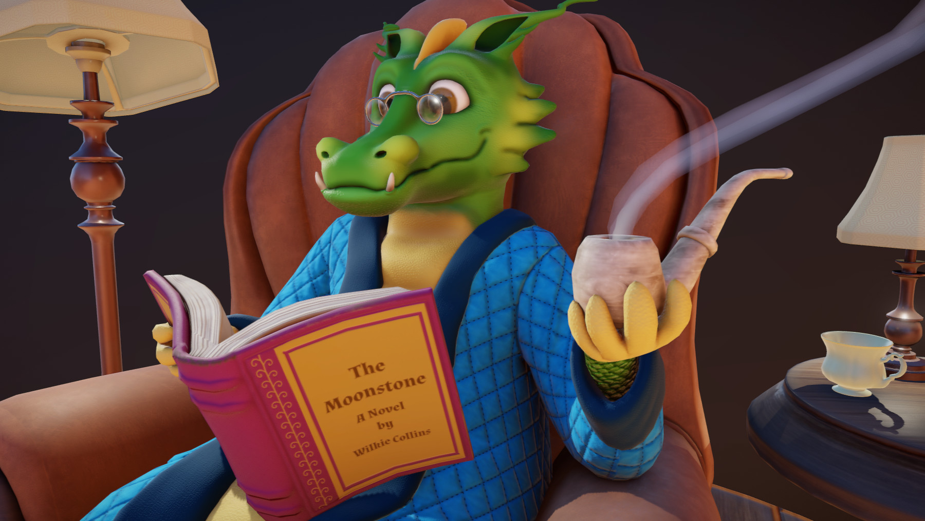 ArtStation - The Literate Dragon | Game Assets