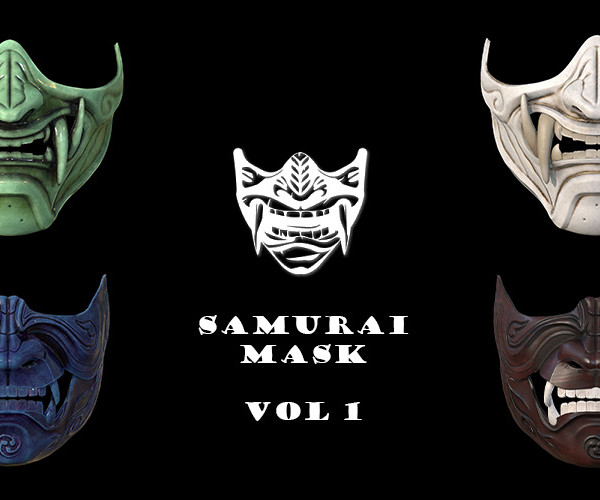 ArtStation - Samurai Mask ver1 | Game Assets