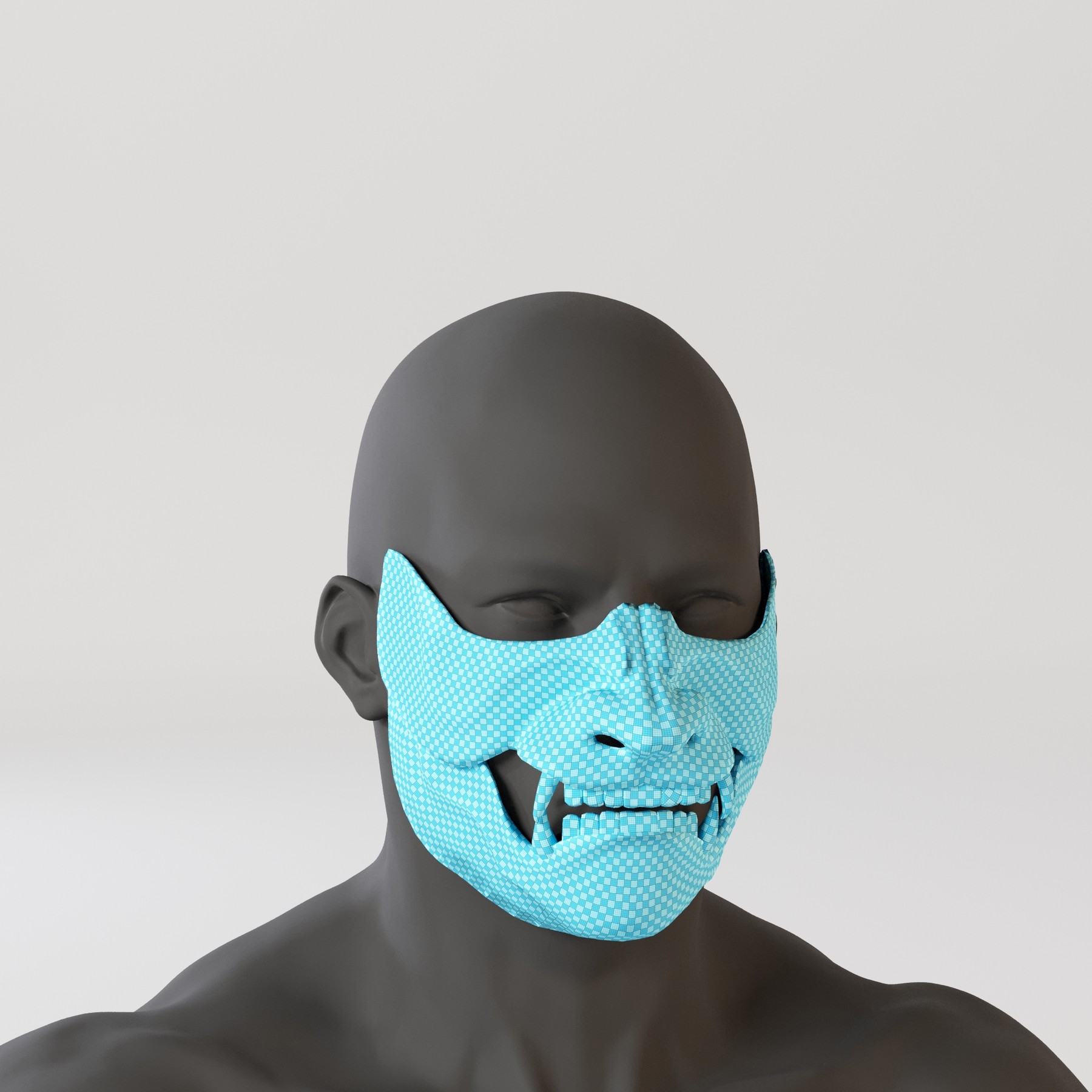 ArtStation - Samurai Mask ver1 | Game Assets