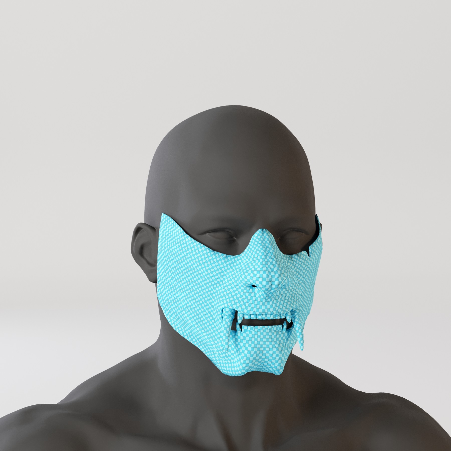 ArtStation - Samurai Mask ver1 | Game Assets