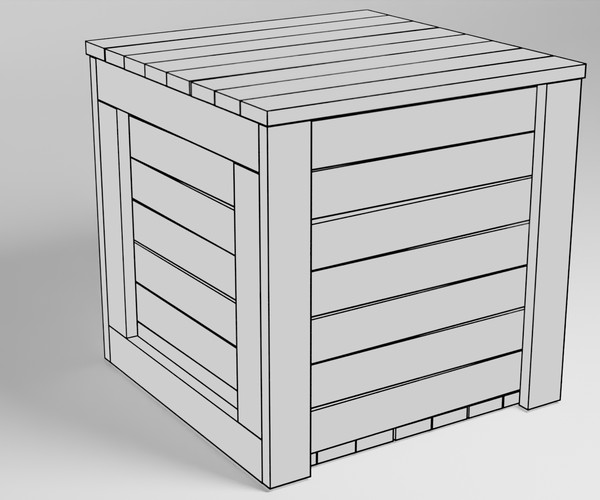 ArtStation - PBR Box Crate | Game Assets