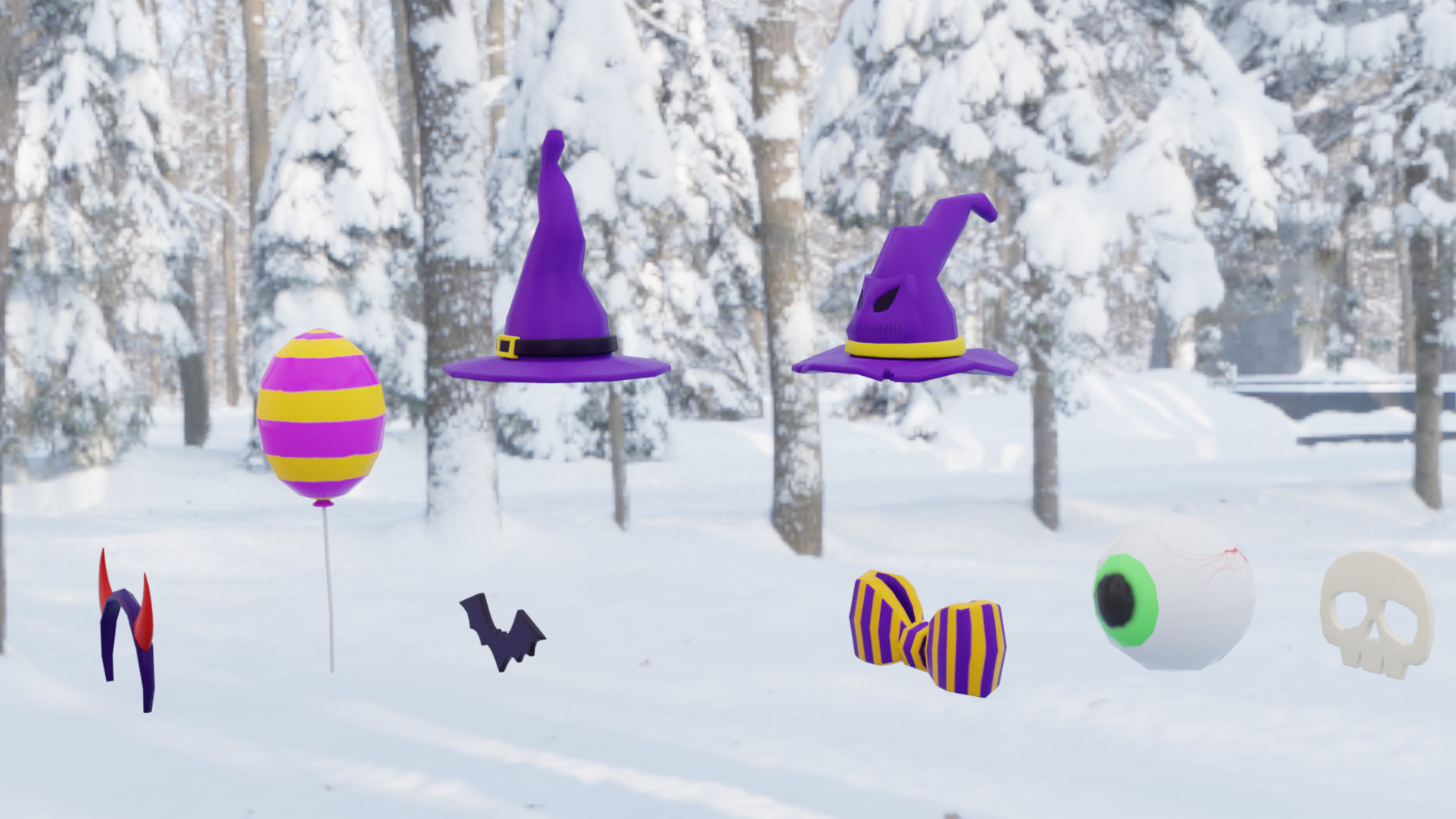 ArtStation - Halloween Pack 3D Model | Game Assets