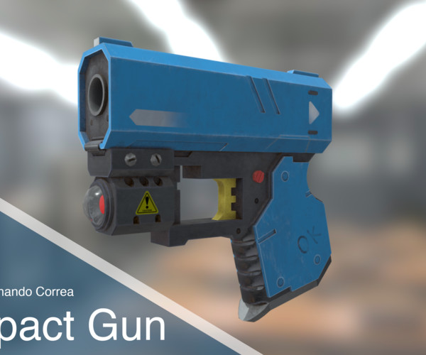 ArtStation - Compact Gun | Game Assets