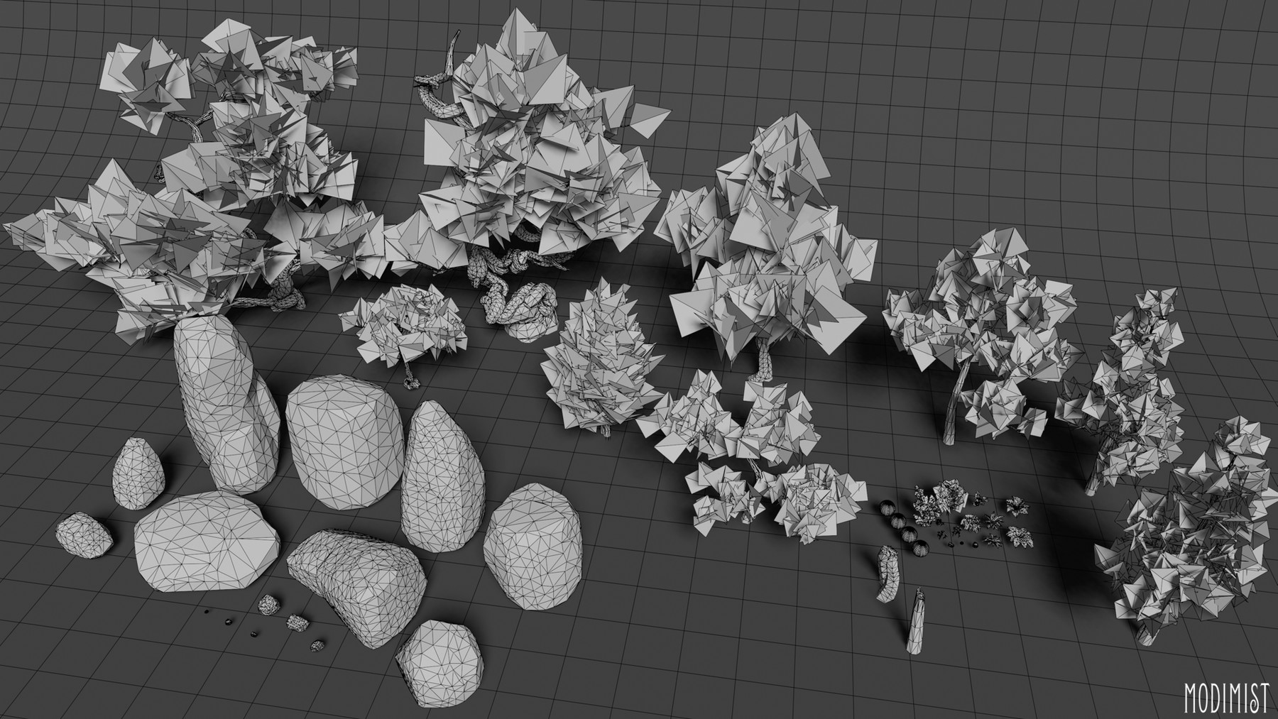 ArtStation - Stylized Forest Asset Pack | Game Assets