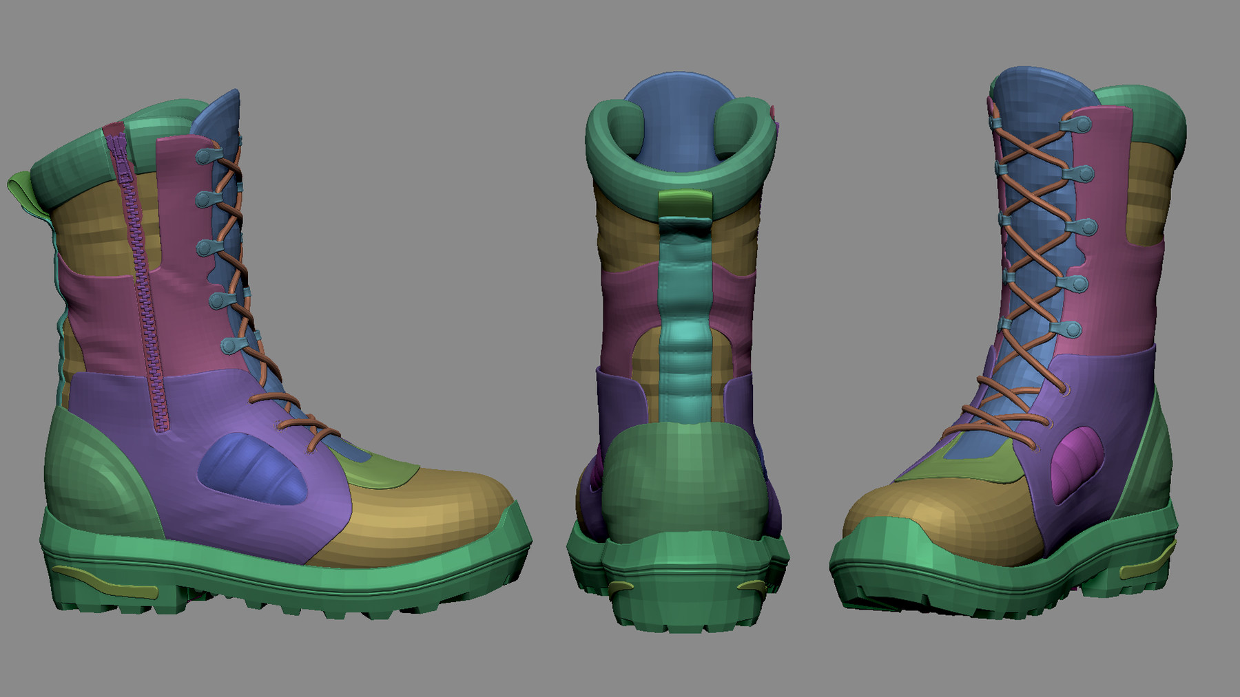 ArtStation - Boot Military 2 | Game Assets