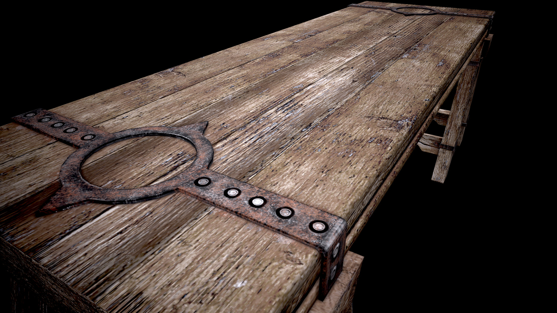 ArtStation - Rusty wooden Table | Game Assets