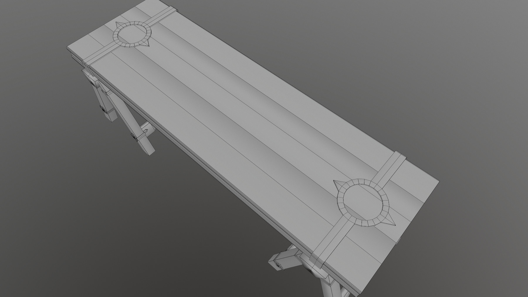 ArtStation - Rusty wooden Table | Game Assets