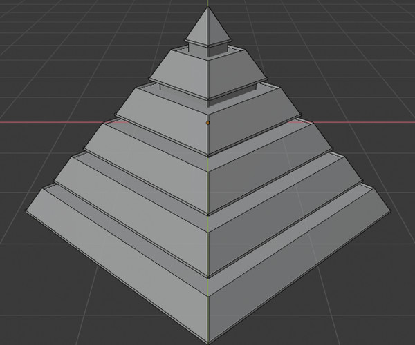 ArtStation - Golden and Green Marbled Pyramid with Squared Spike | Game ...