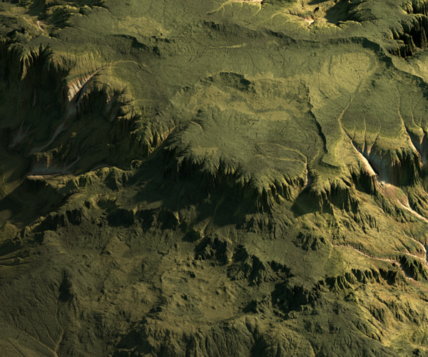 ArtStation - Height/Displacement map pack IV Alien Mountains/Cliffs ...