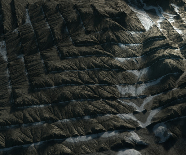 ArtStation - Height/Displacement map pack IV Alien Mountains/Cliffs ...