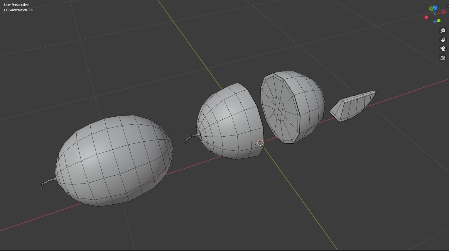 ArtStation - Watermelon 3D Model | Game Assets