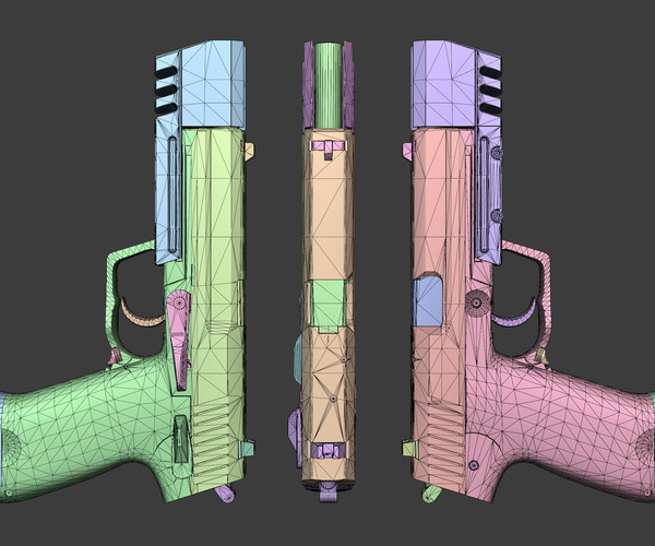 ArtStation - H&K USP Match Handgun | Game Assets