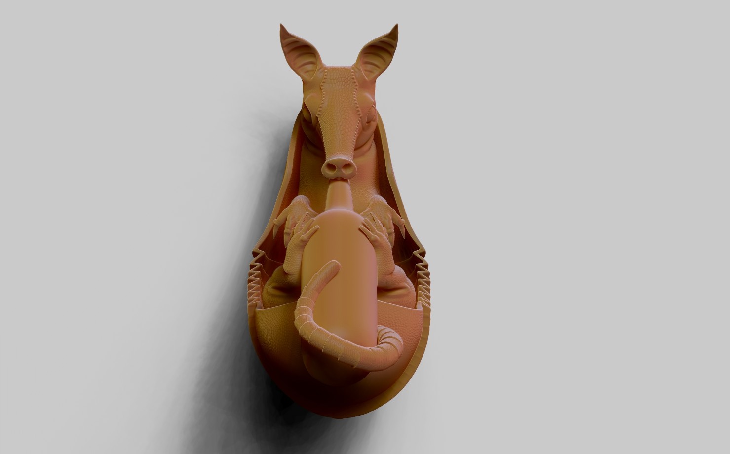 ArtStation - Armadillo Stylize 3d Model For 3D printing 3D print model ...
