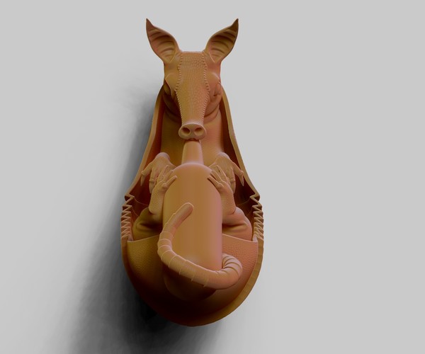 ArtStation - Armadillo Stylize 3d Model For 3D printing 3D print model ...