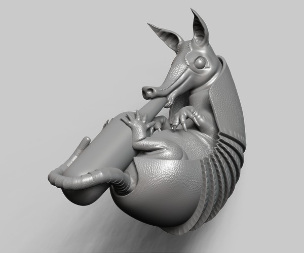 ArtStation - Armadillo Stylize 3d Model For 3D printing 3D print model ...