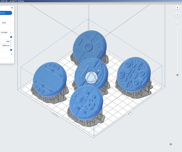 ArtStation - PACK 2 - 10 SCIFI MINIATURE BASES 50mm 3D Print Ready ...