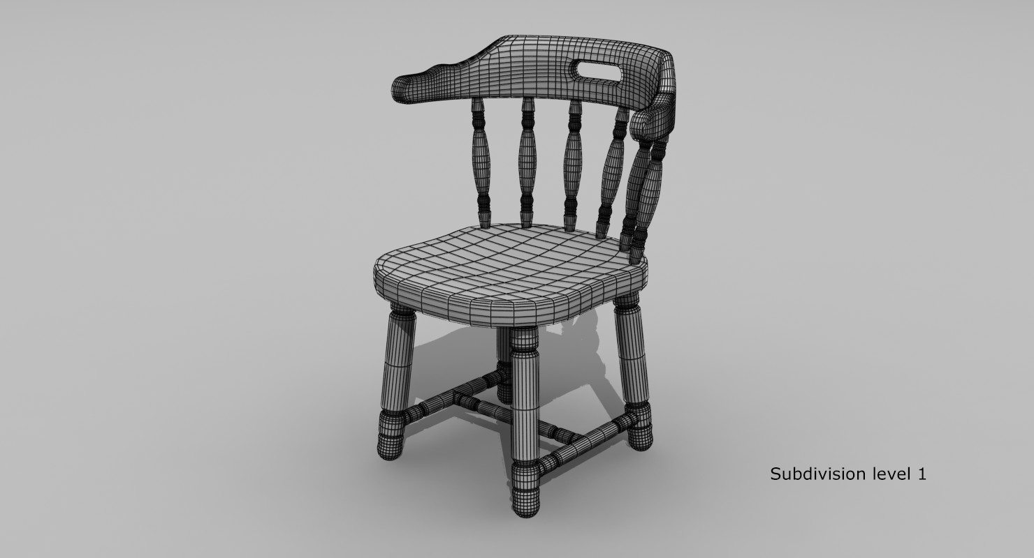 ArtStation - Worn wooden chair | Resources