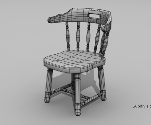 ArtStation - Worn wooden chair | Resources