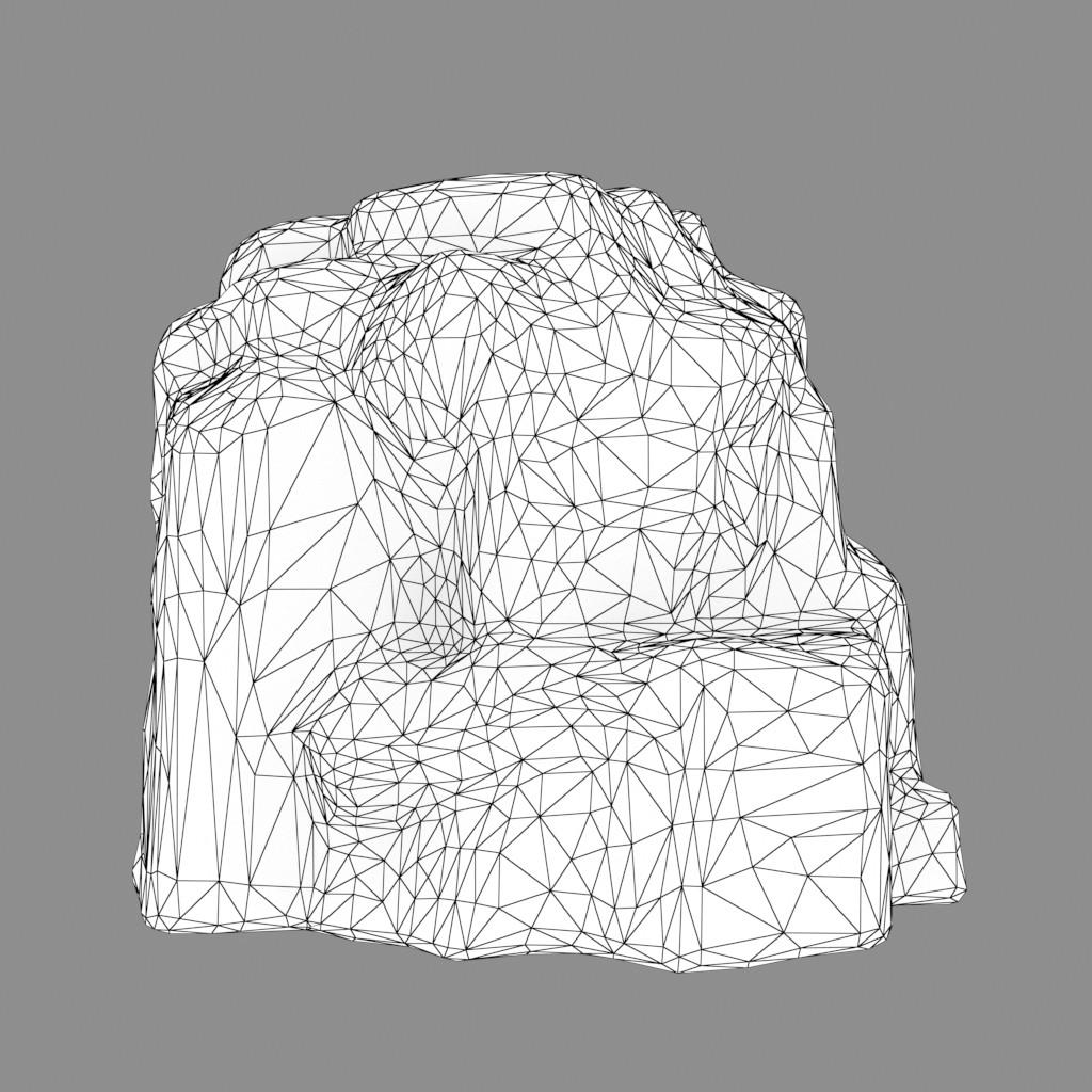 ArtStation - Low poly Gray Cliff Rock 2020 Package B | Game Assets