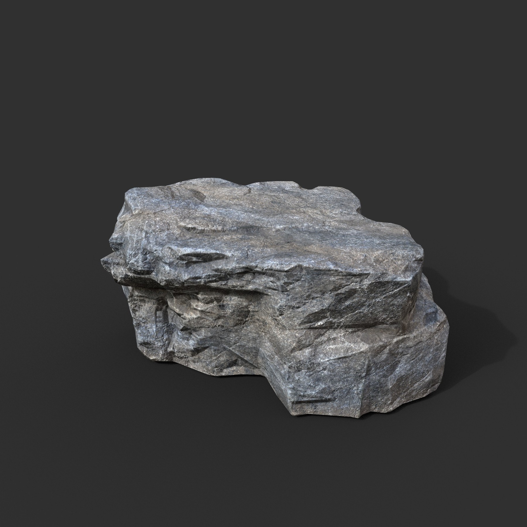 ArtStation - Low poly Gray Cliff Rock 2020 Package B | Game Assets