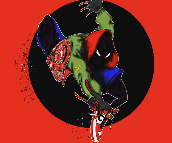 ArtStation - Spiderman 300 homage artprint | Artworks